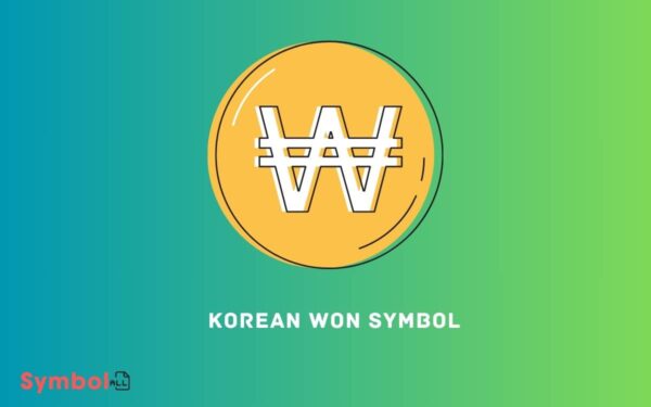 Korean Won Symbol