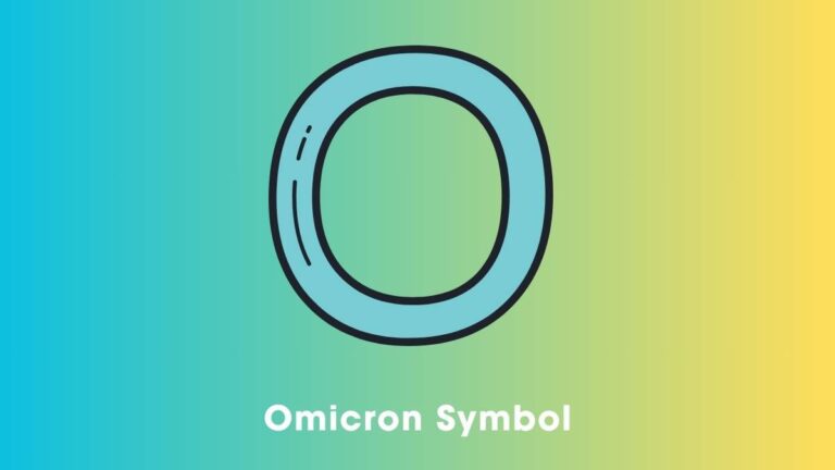 Omicron Symbol