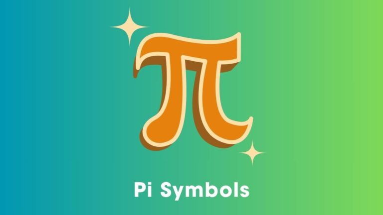 Pi Symbols