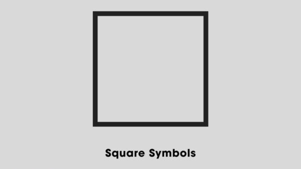 35+ Square Symbols & Meaning